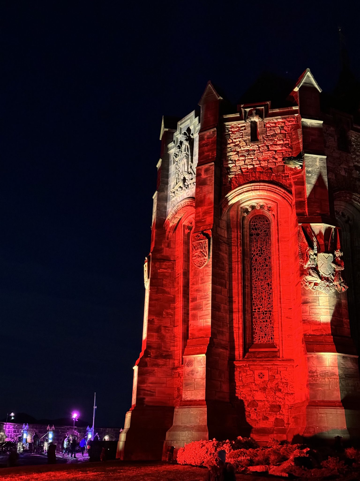 Castle Of Light at Edinburgh Castle - MUMFORCE